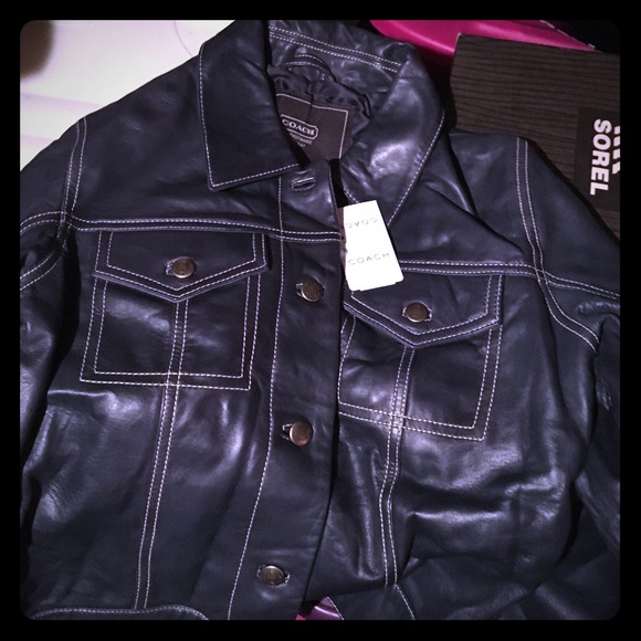 Jackets & Coats | Coach Womens Leather Jacket | Poshmark